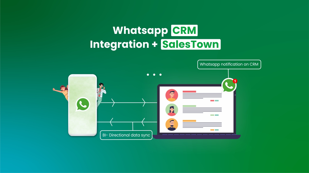 WhatsApp CRM Integration - with SalesTown 2024